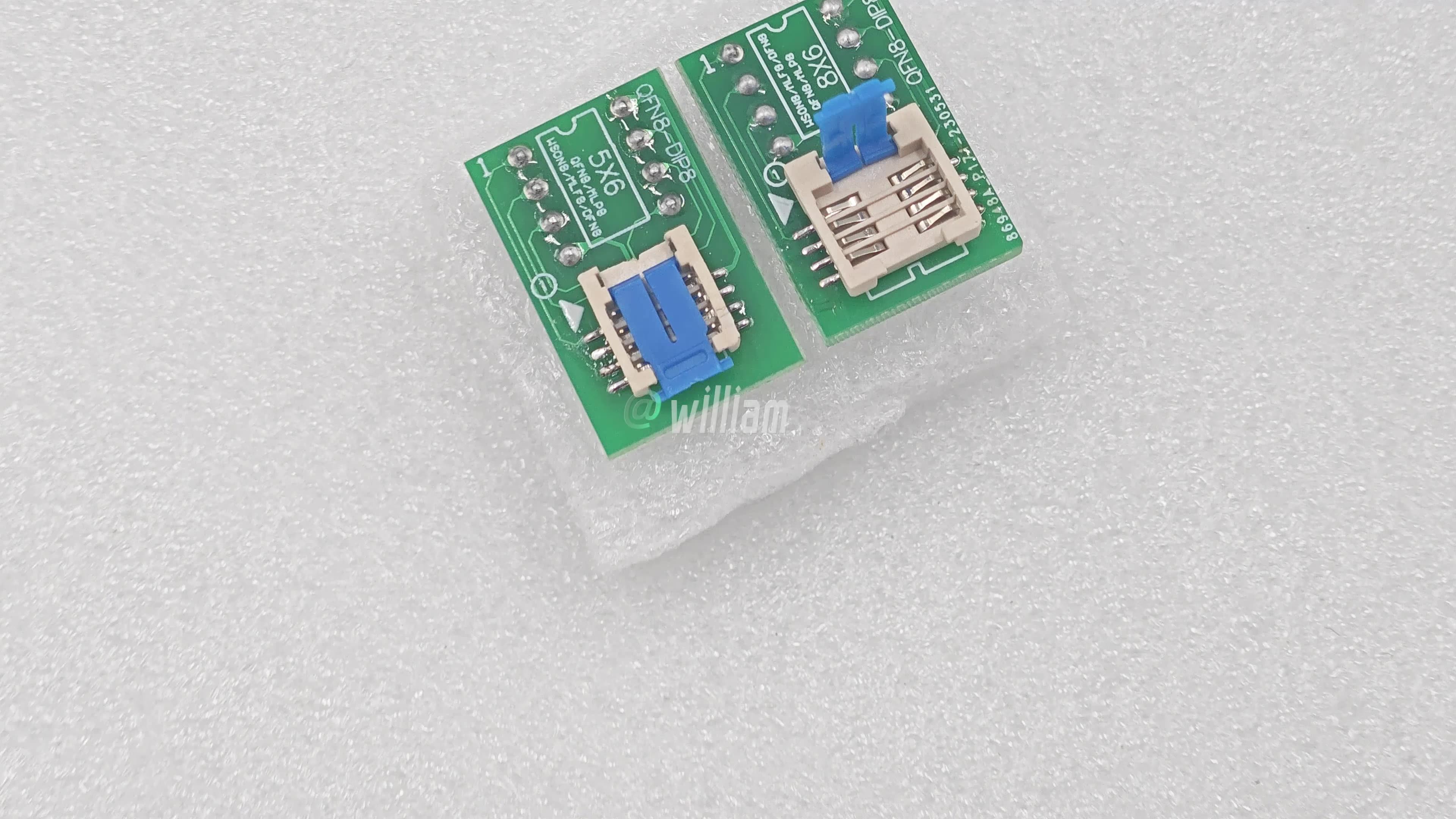 wson (8x6) Smd sockets烧录座 DFN8贴片烧录夹具插座 1.27mm间距-阿里巴巴