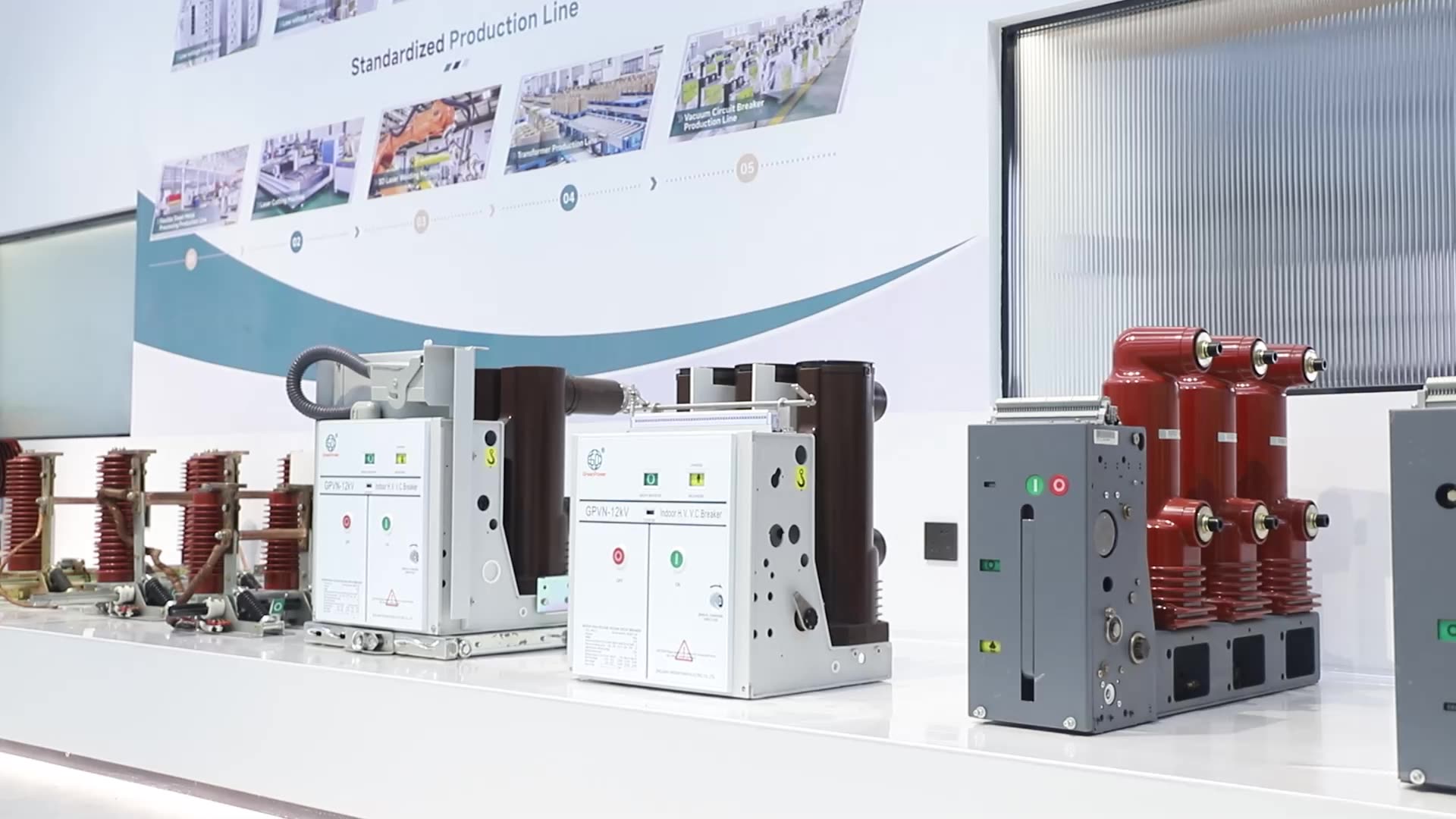 Indoor Vd4 High And Medium Voltage Vcb 12kv 11kv 10kv 6.6kv Vcb 630a 1250a Withdrawable Vacuum ...