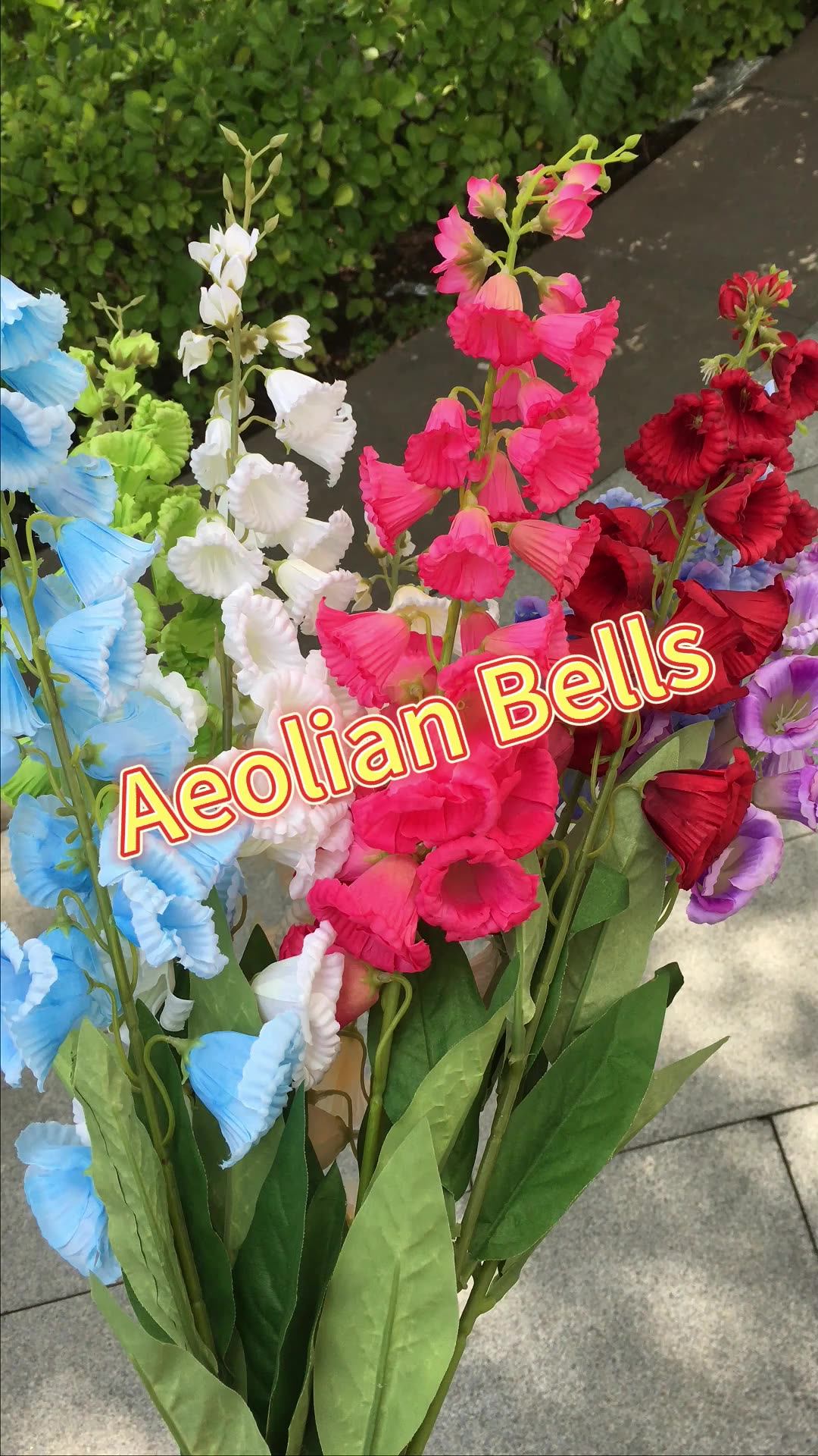 Artificial Aeolian Bells Flowers Long Stems Lily Of The Valley Flowers ...