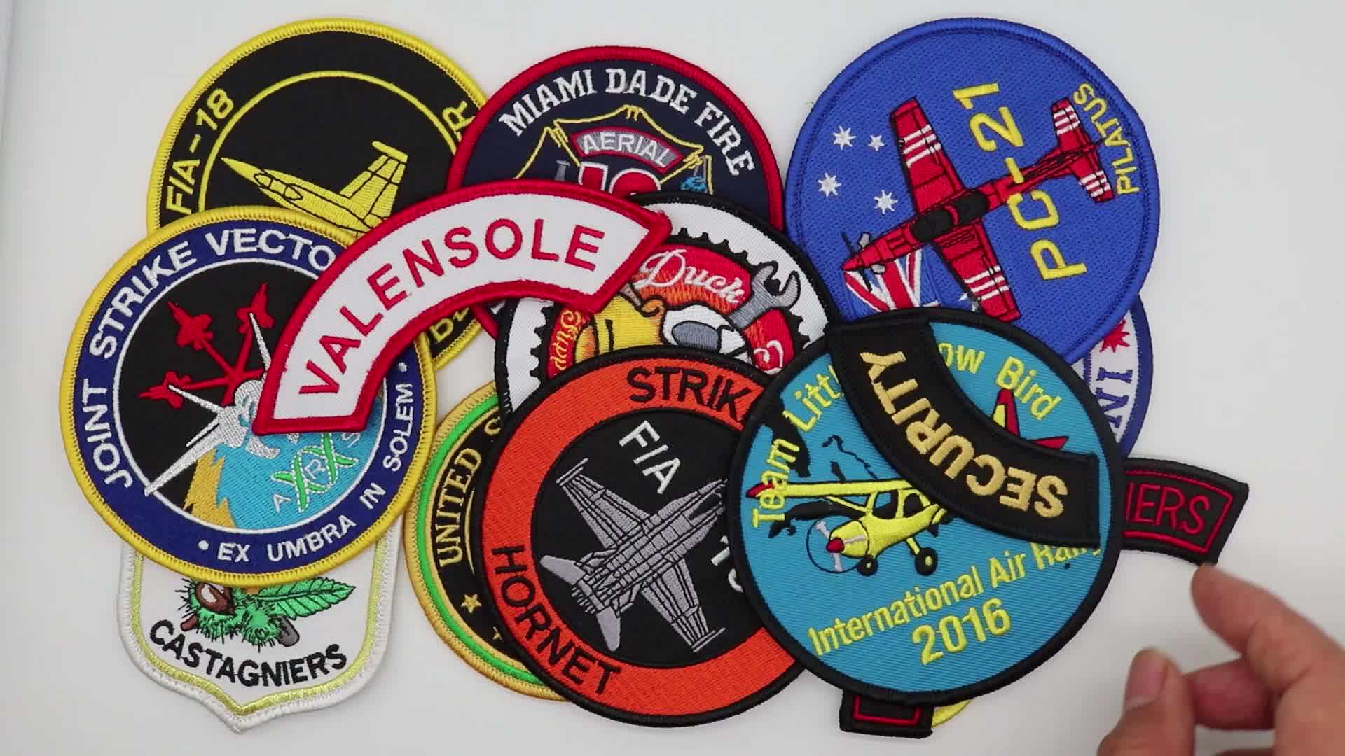 Factory Price Custom Design Embroidery Patches Iron On Embroidered ...