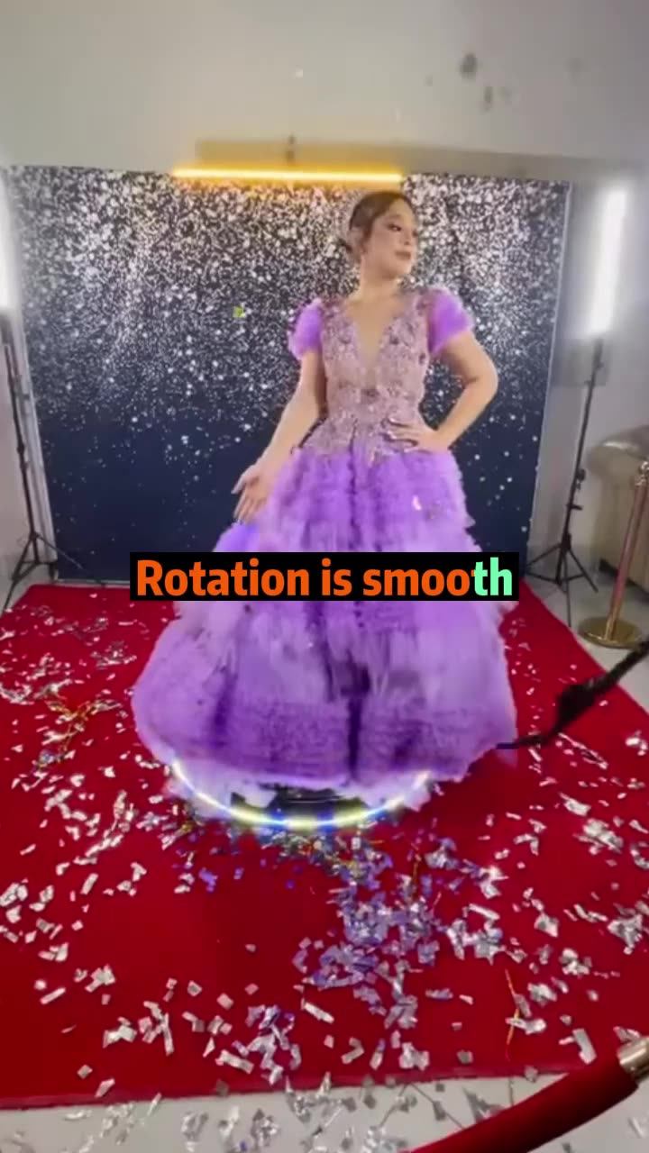 360 Photo Booth 115cm With Led Fill Light 360 Video Booth Backdrop ...