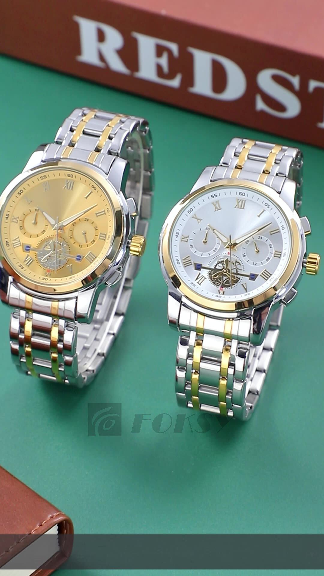 Custom High Quality Designer Stainless Steel Montre Quartz Luxury ...