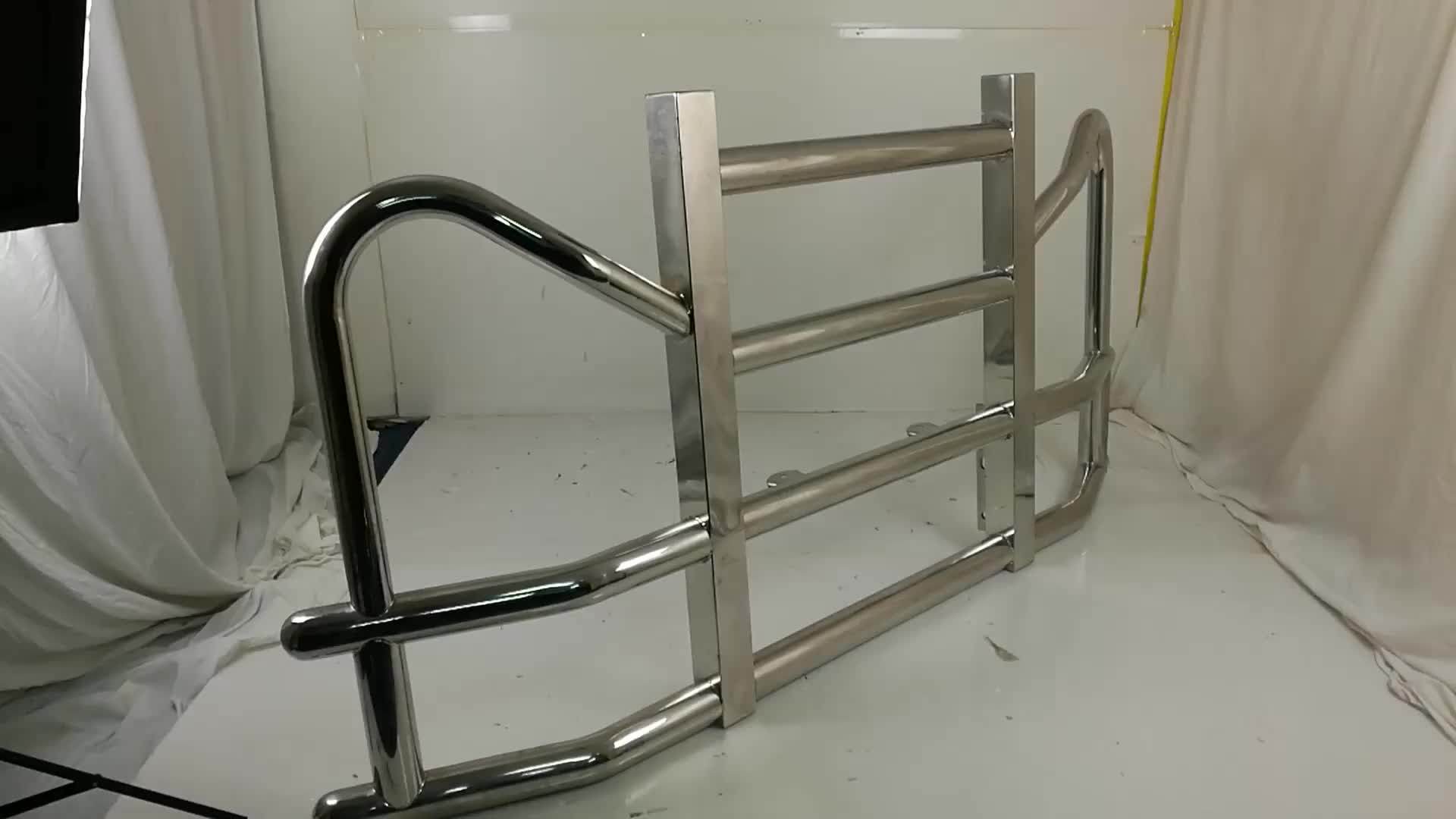 304 Stainless Steel Heavy Duty Semi Truck Bull Bar Deer Guard - Buy ...