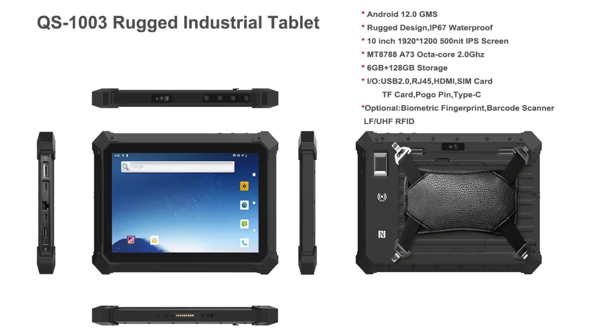 Oem Odm Rugged Tablet Ip67 Barcode Scanner Scanning Machine Portable ...