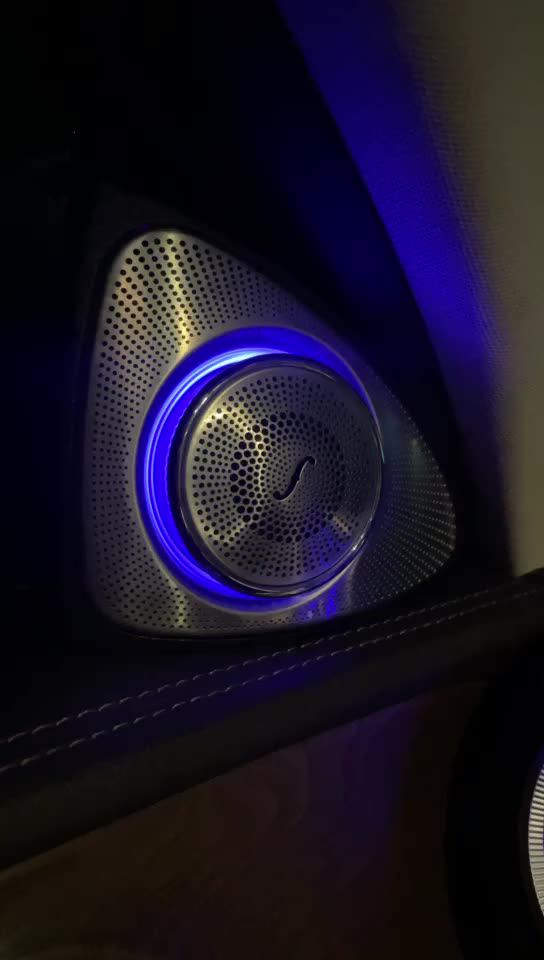 Car Speakers 3d Rotating Tweeter With Colorful Ambient Light Speakers ...
