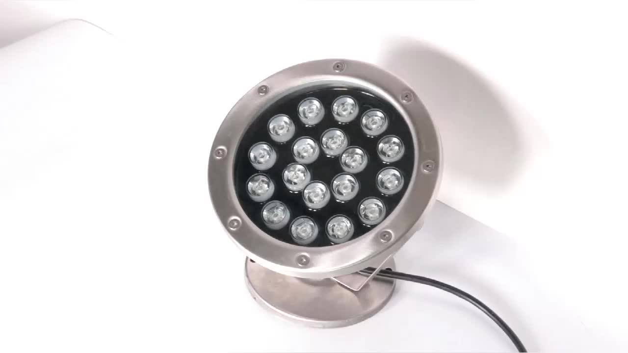 Ip68 Waterproof 12 Volt 18w Rgb Led Underwater Light For Swimming Pool ...