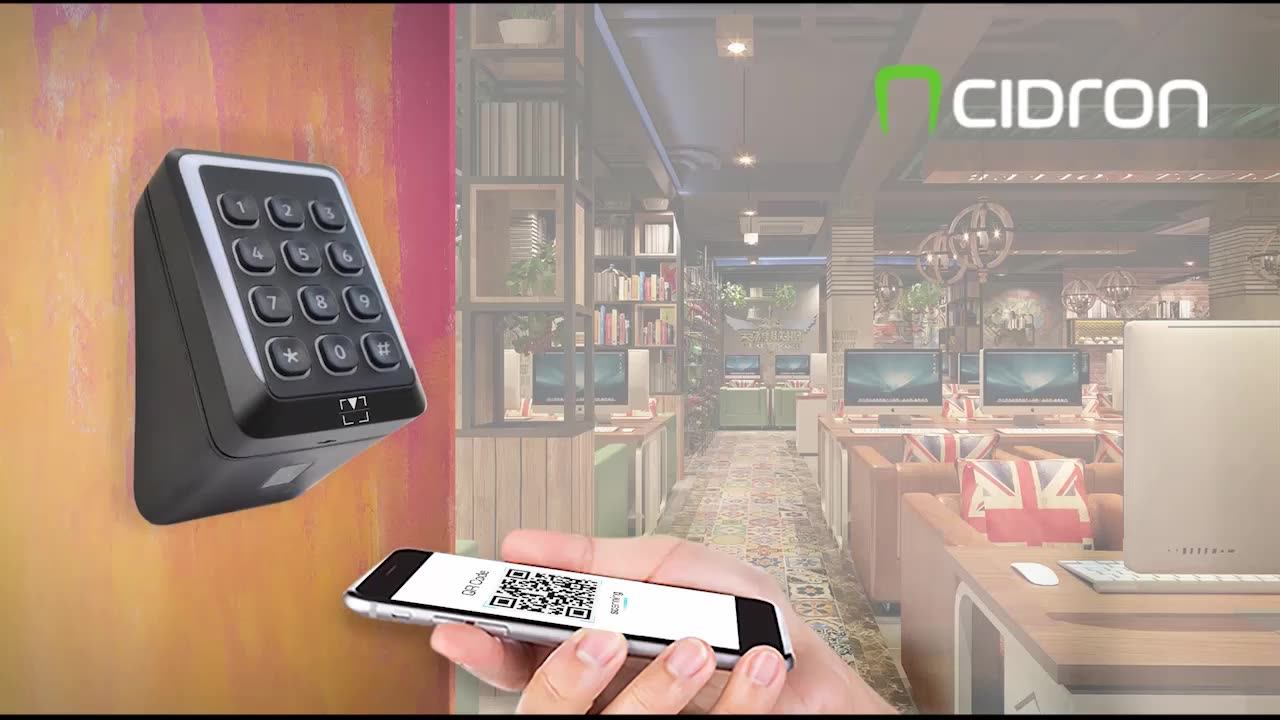 Wiegand Osdp Access Control Rfid Reader With Qr Code Scanner - Buy Qr ...