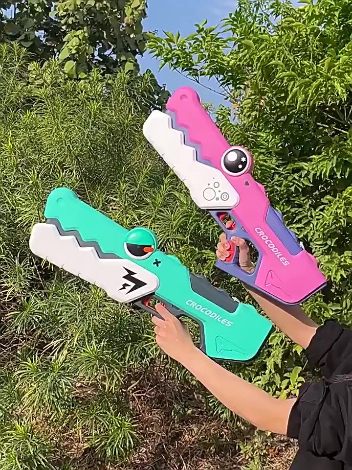 Outdoor 15m Range 200 Rounds Continuous Shooting Crocodile Powerful ...