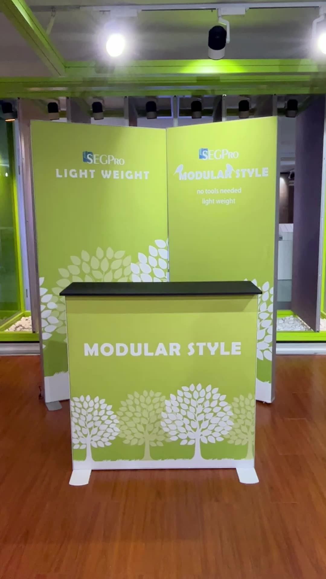 Lintel Seg Light Box Exhibition Stands Snap Frame Led Display Fabric ...