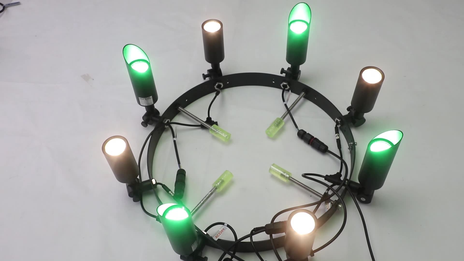 Hondel Lighting Outdoor Led Palm Tree Ring Lights| 7w/12w Ip66 ...