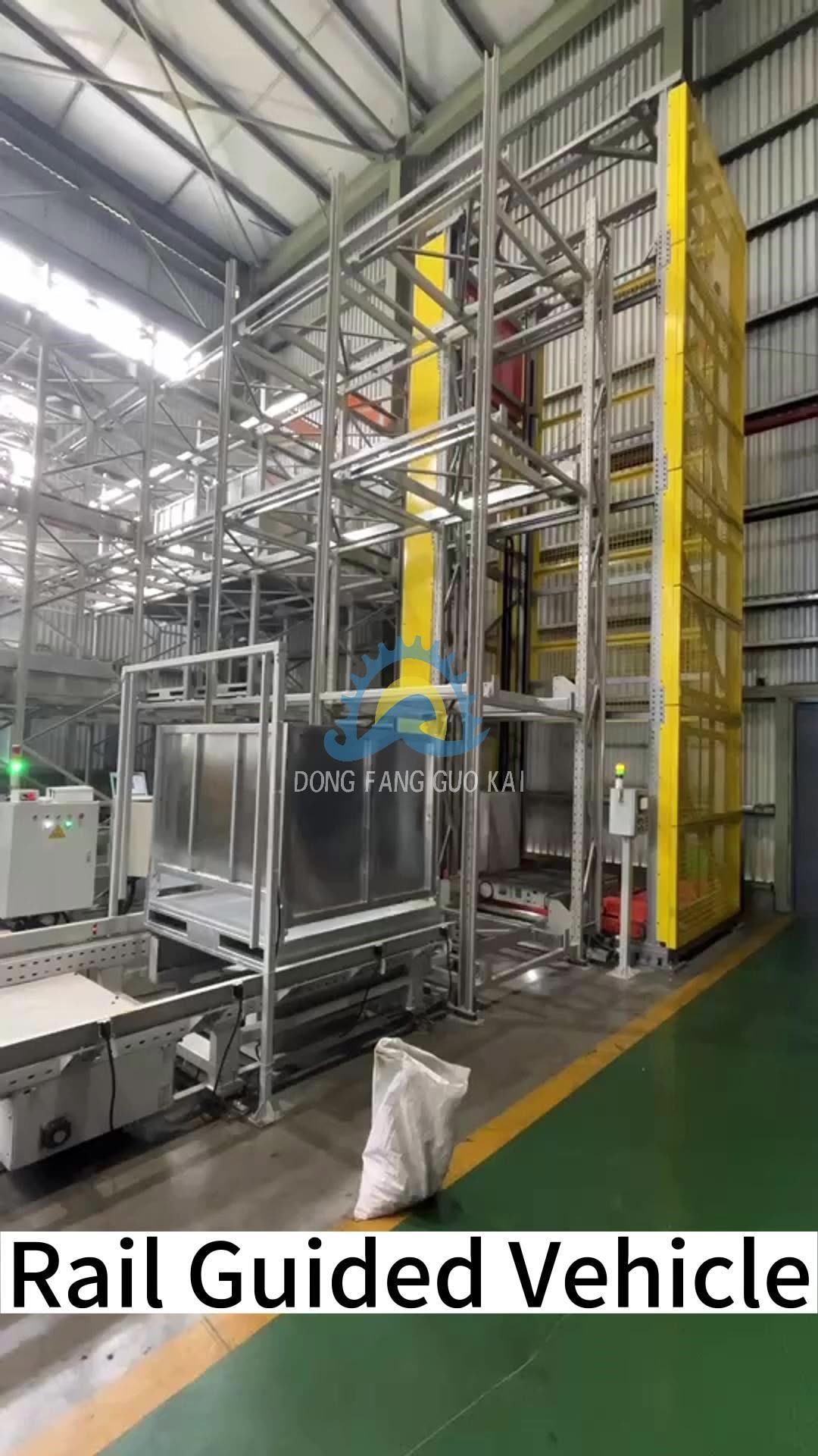 Warehouse Industrial Storage Shelving Automatic Racking System Remote ...