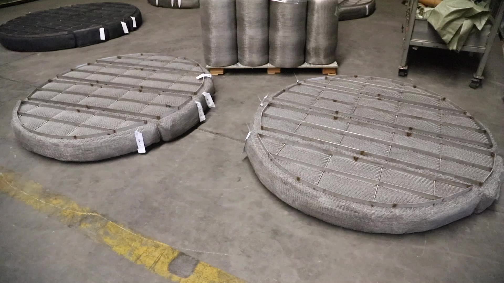 High-performance Demister Pad Stainless Steel Knitted Mesh Mist ...