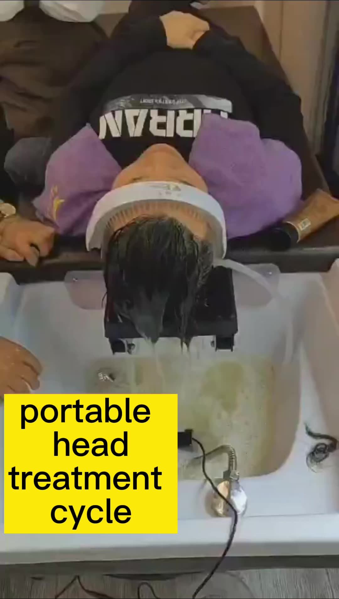 Portable Head Therapy Thermostatic Water Circulation For Any Shampoo ...