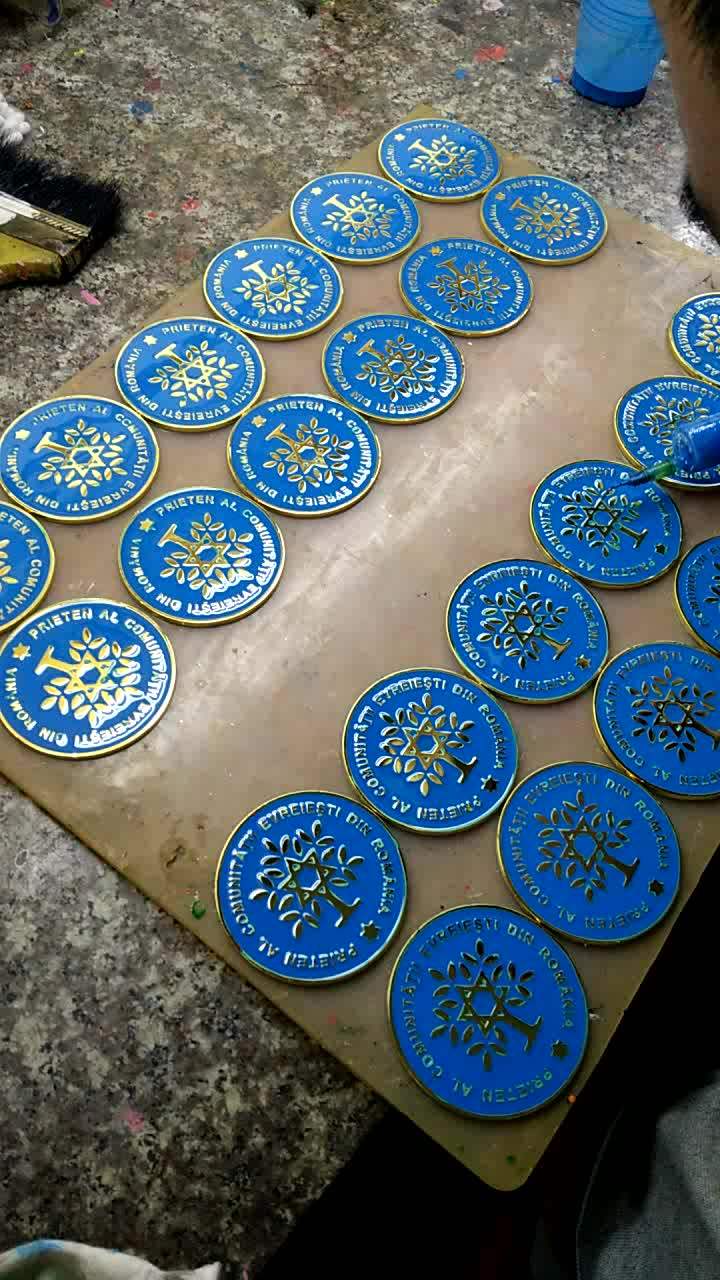 Custom Shape Metal Blank Plate For Furniture Engraved Logo Metal Door ...