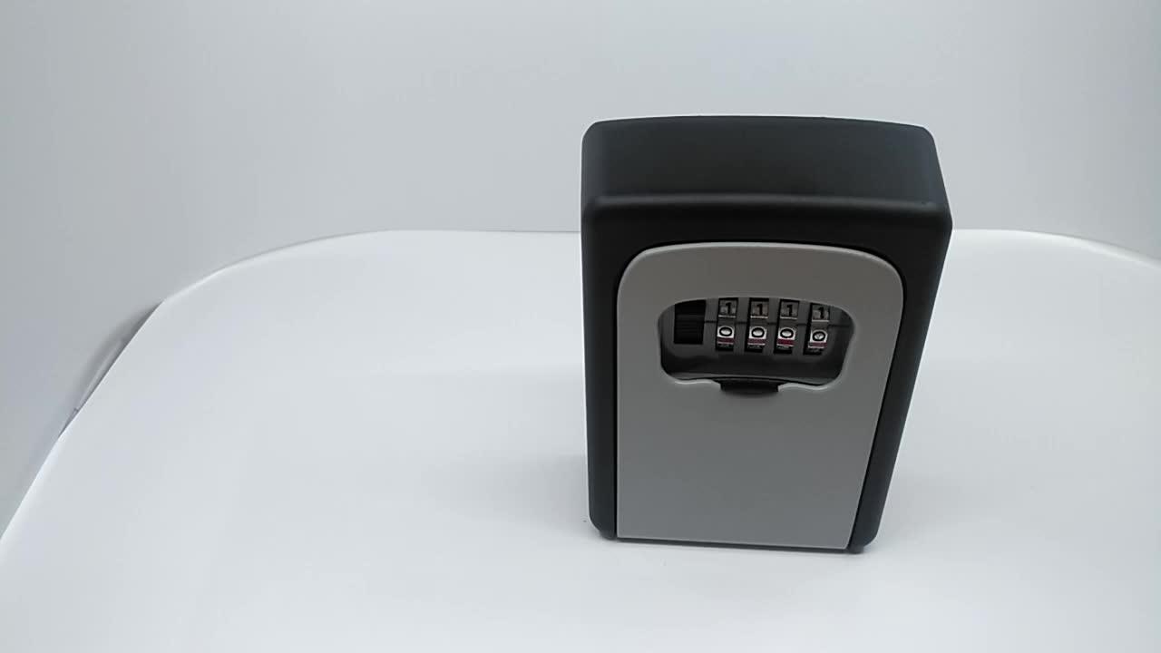 Ch-801 Cjsj 4 Digit Combination Metal Combination Lock Storage Safe Key ...