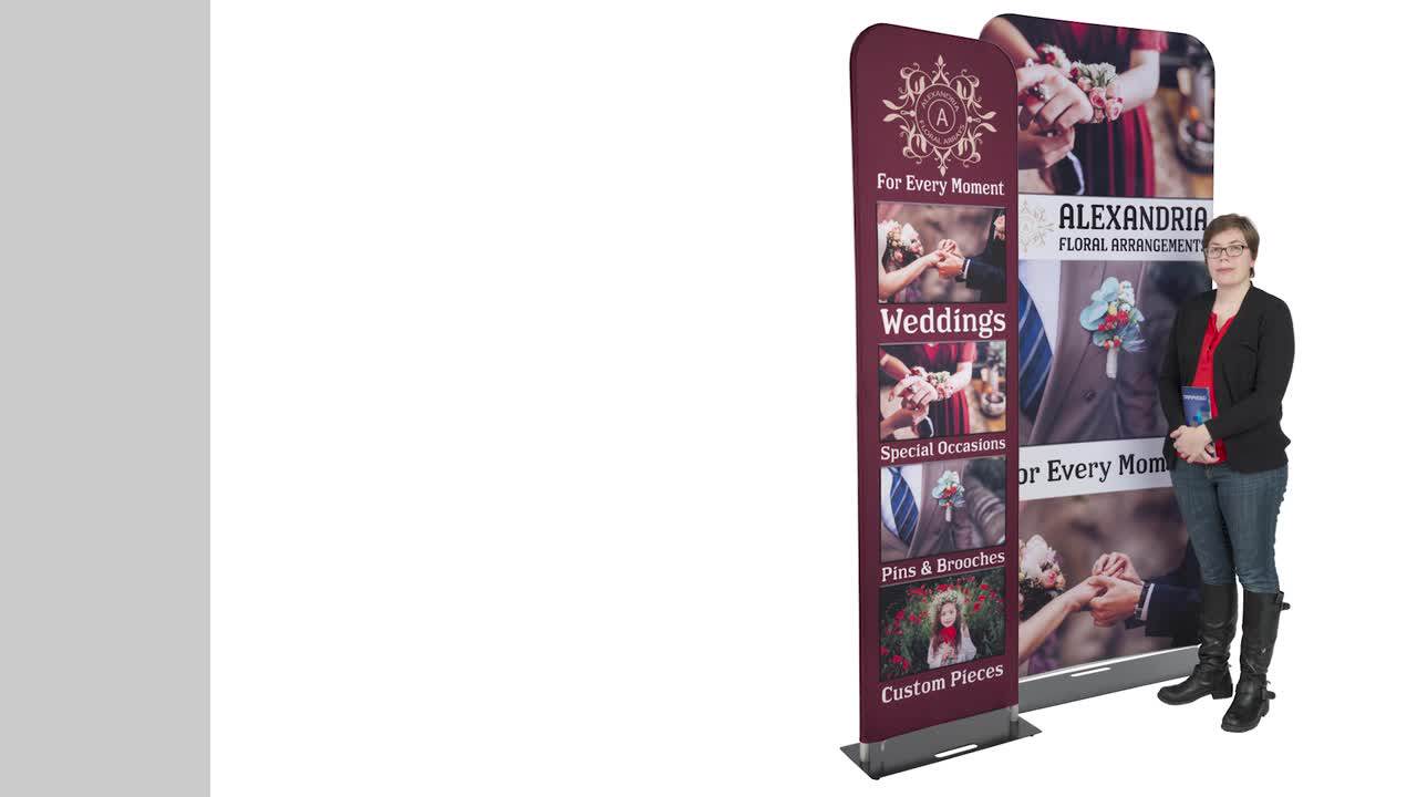 Custom Printing Exhibition Aluminum Tension Fabric Ez Tube Frame ...