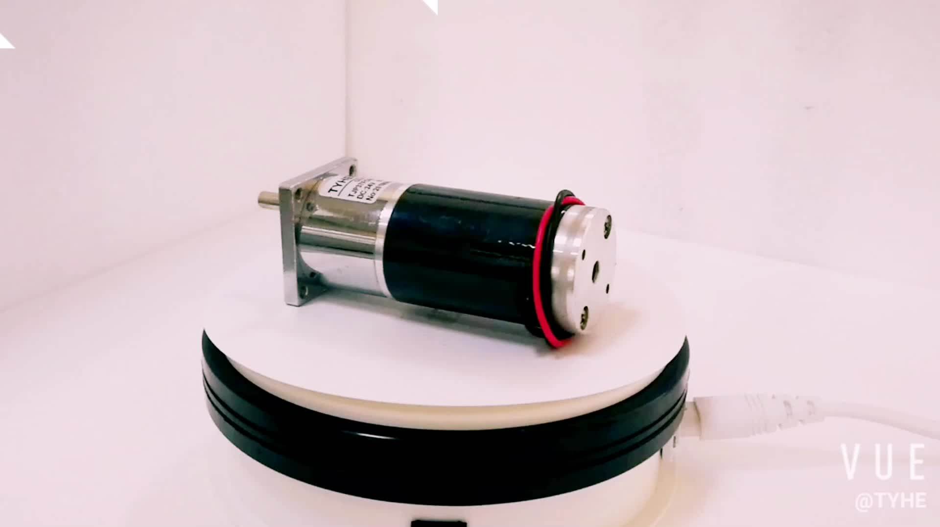 Powerful 37mm Low Rpm 12v 24v 80 Rpm Dc Gear Motor With Metal Gearbox ...