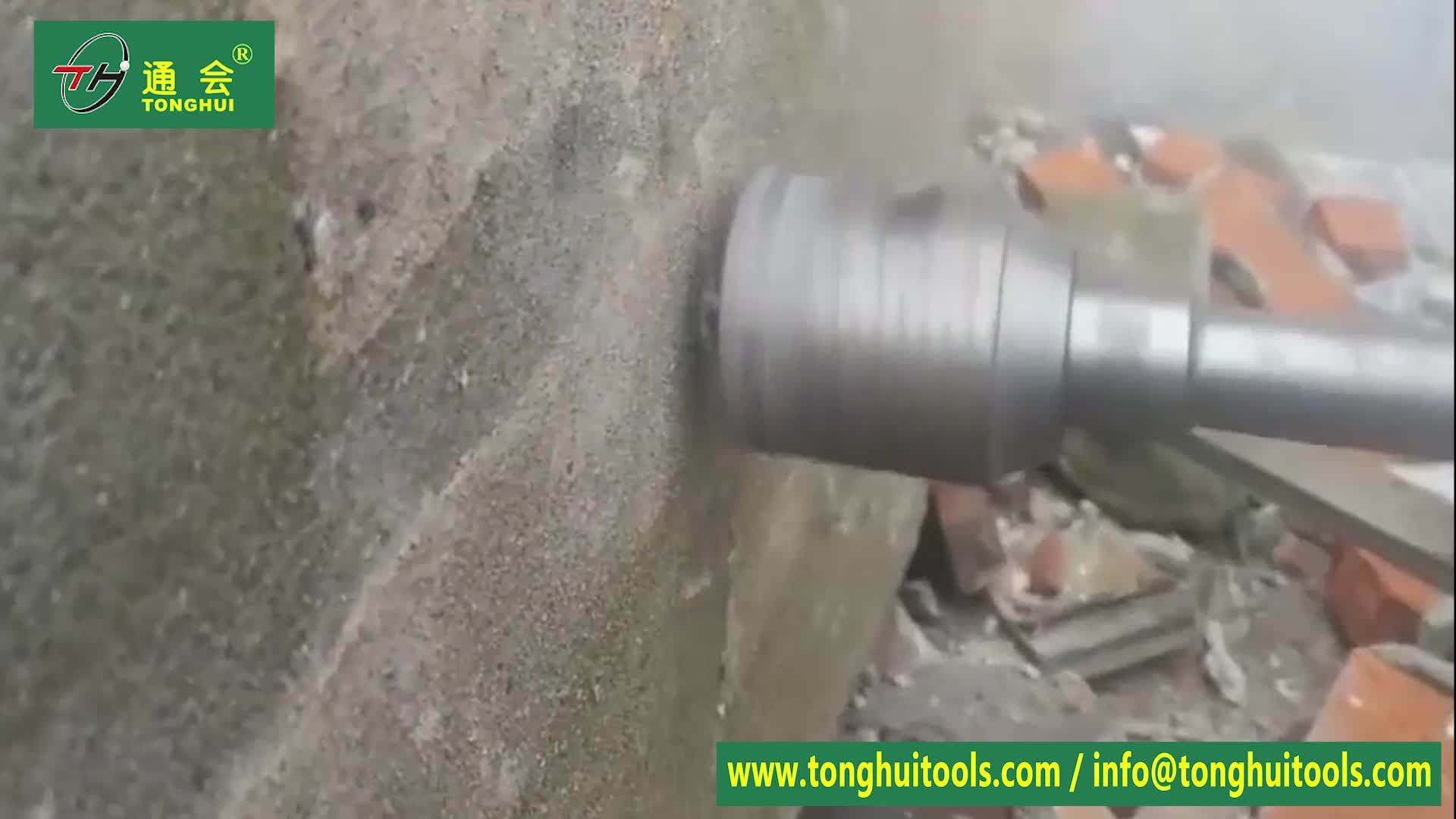 30-160mm Tct Tungsten Carbide Concrete Wall Core Drill Bit With Sds ...