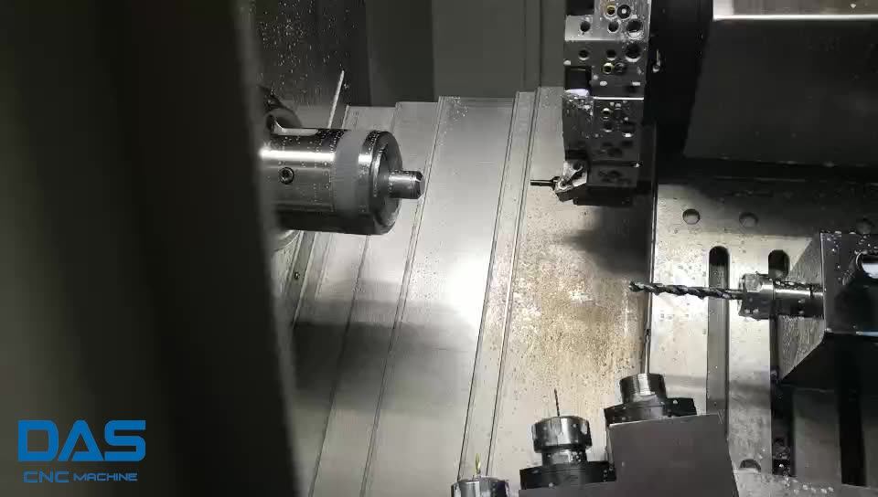 Spindel Ganda Ukuran Besar Dengan 2 Turret Y Poros Bubut Spindel Bor ...