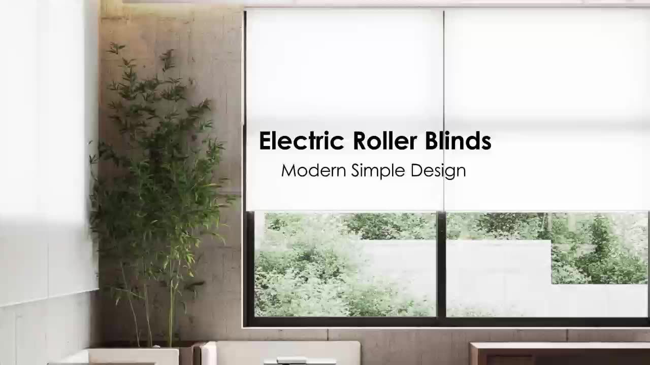 Factory Made Electric Smart Wifi Control Window Roller Blinds With ...