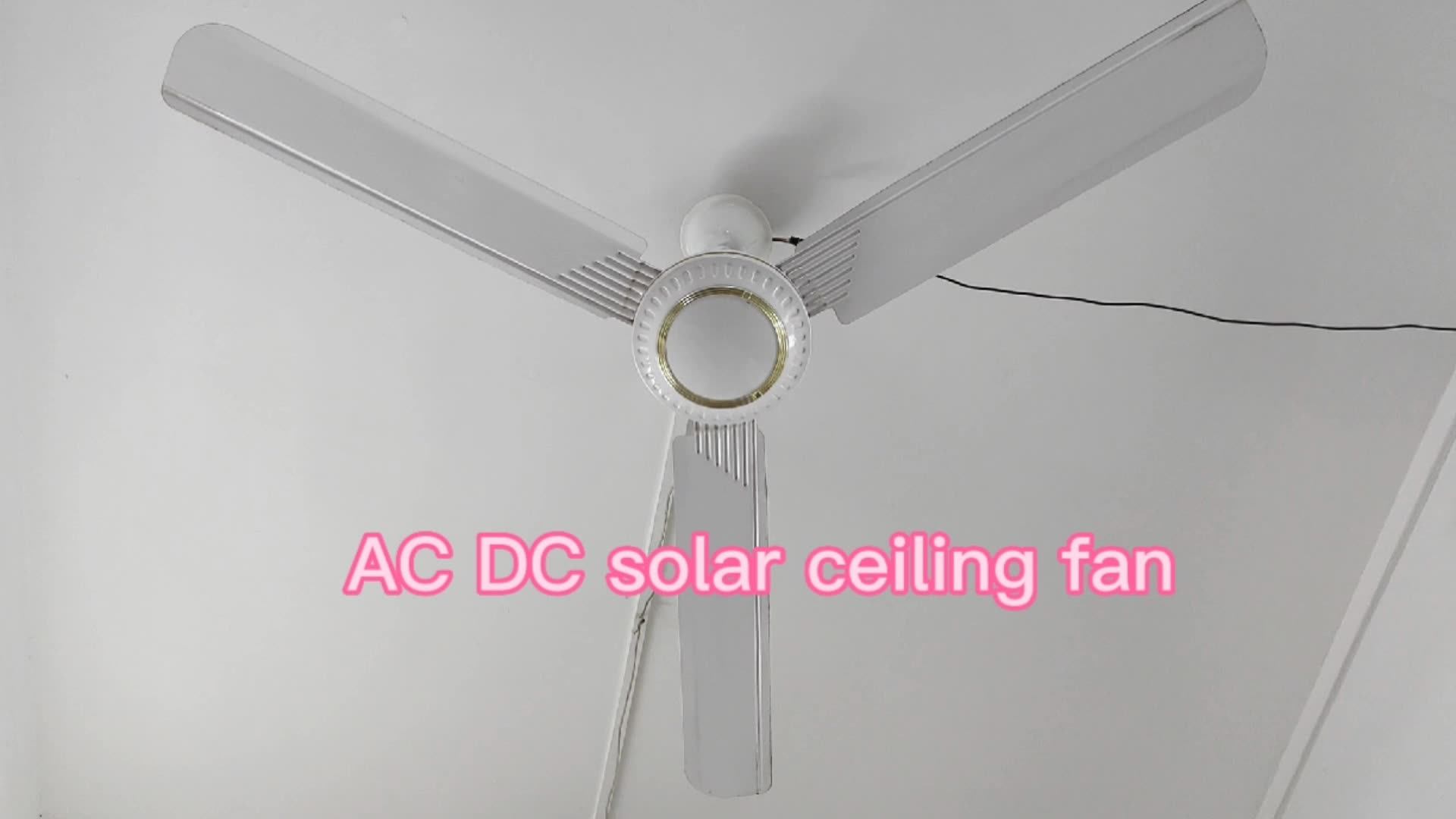 Senbi Best Quality Bldc Motor 56 Inch Acdc Solar Ceiling Fan With ...