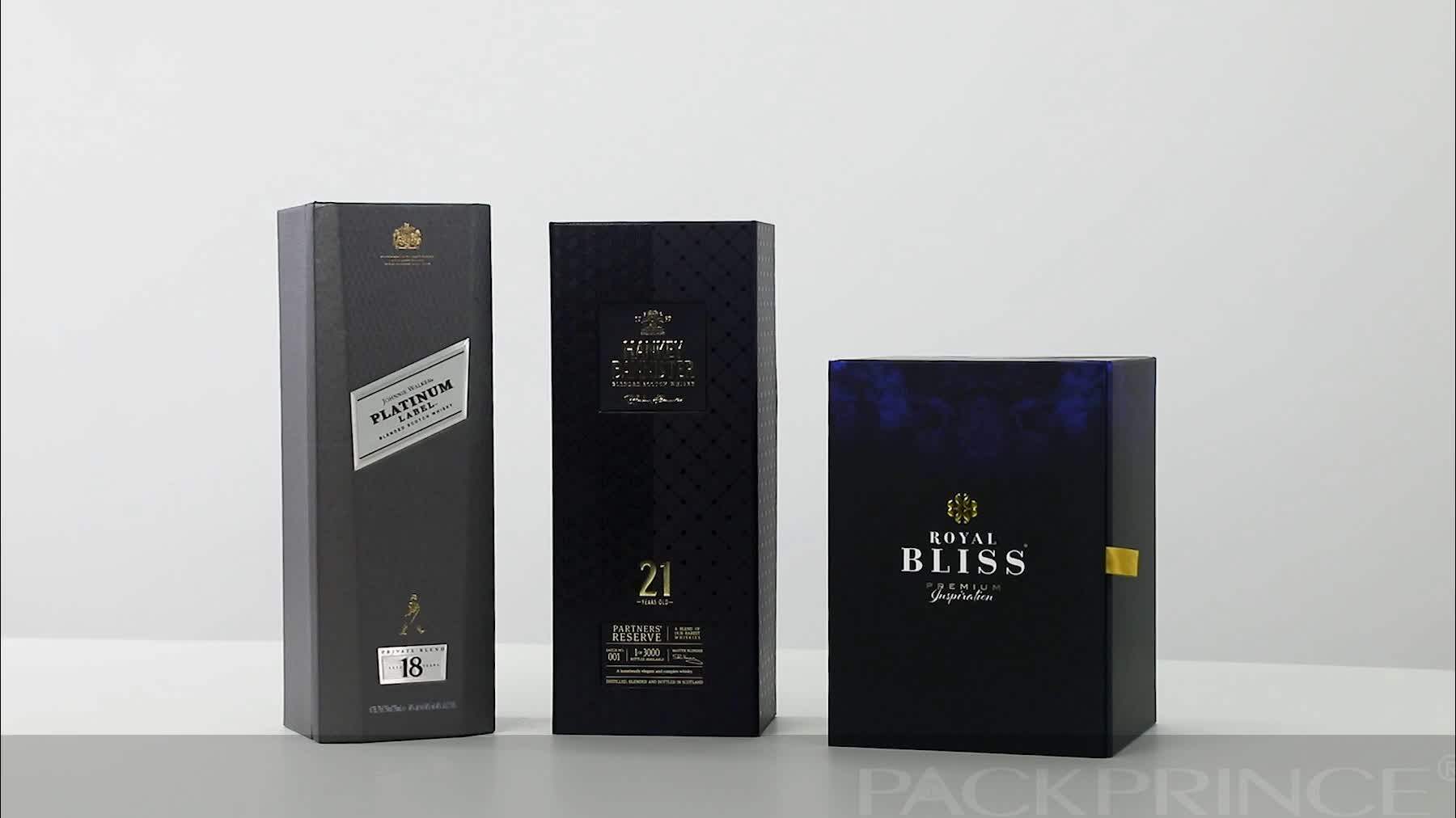 Custom Gold Logo Premium Clothing Packaging Rigid Fancy Textured Paper ...