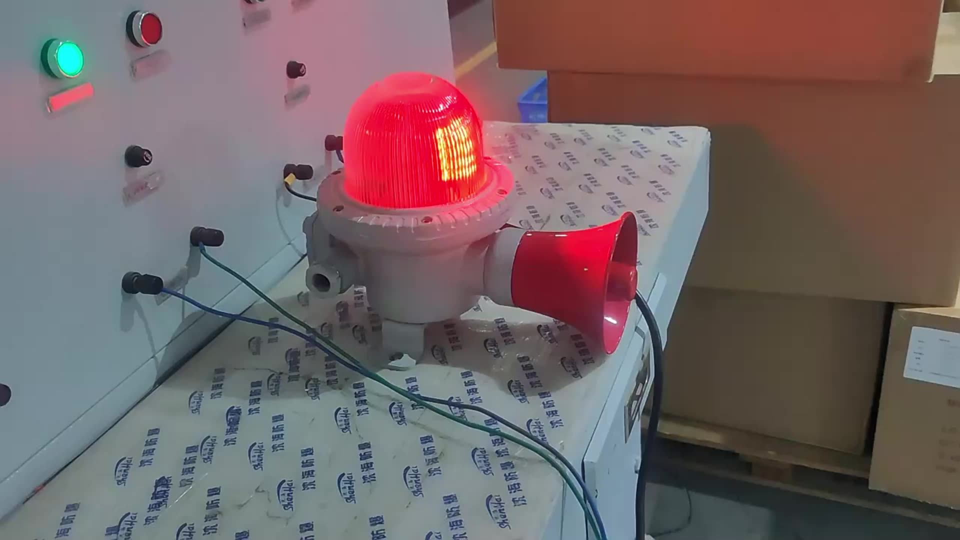 Ip66 12v Explosion-proof Lamp Siren Audible And Visual Alarm Wholesale ...