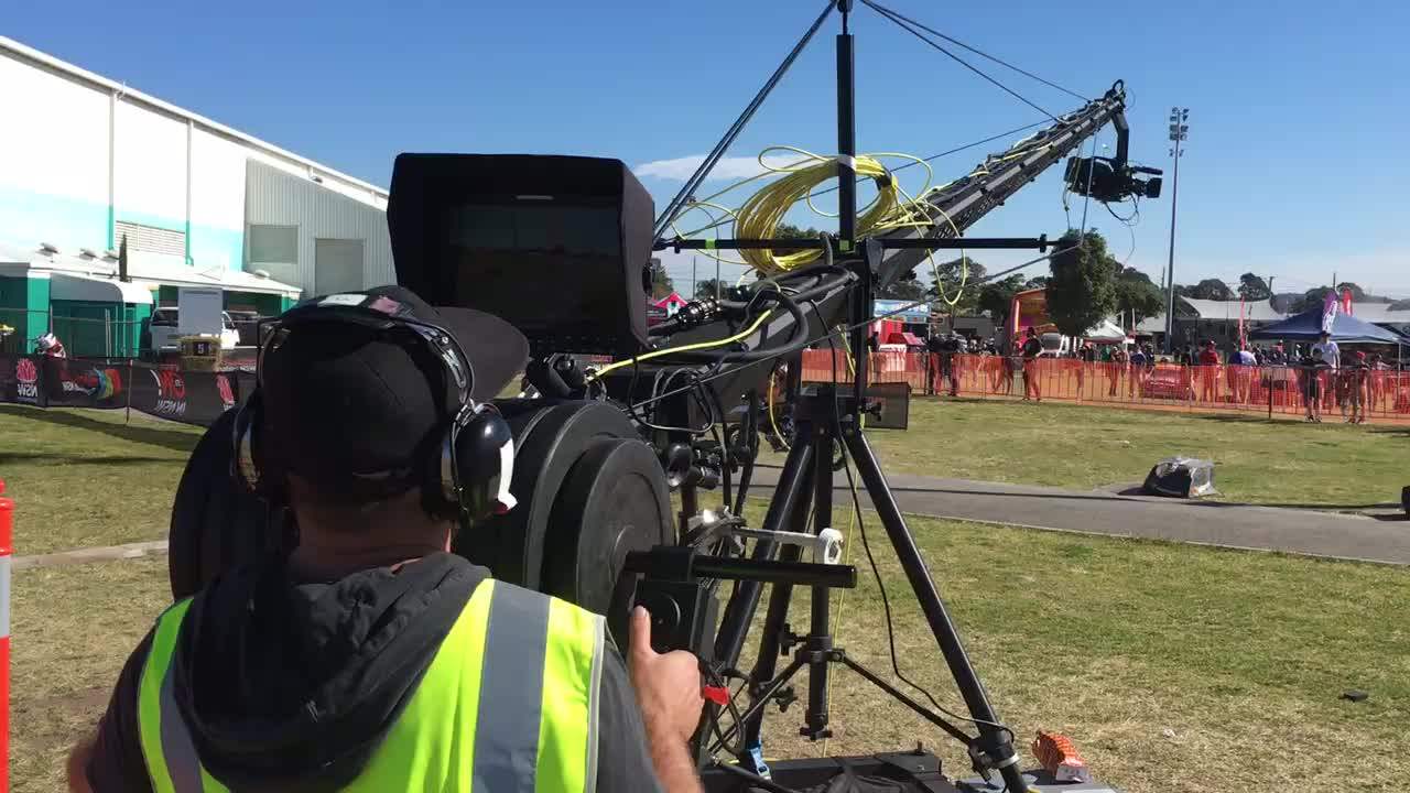 Made In China Professional 17m Heavy Camera Crane Jimmy Jib Andy Jib ...