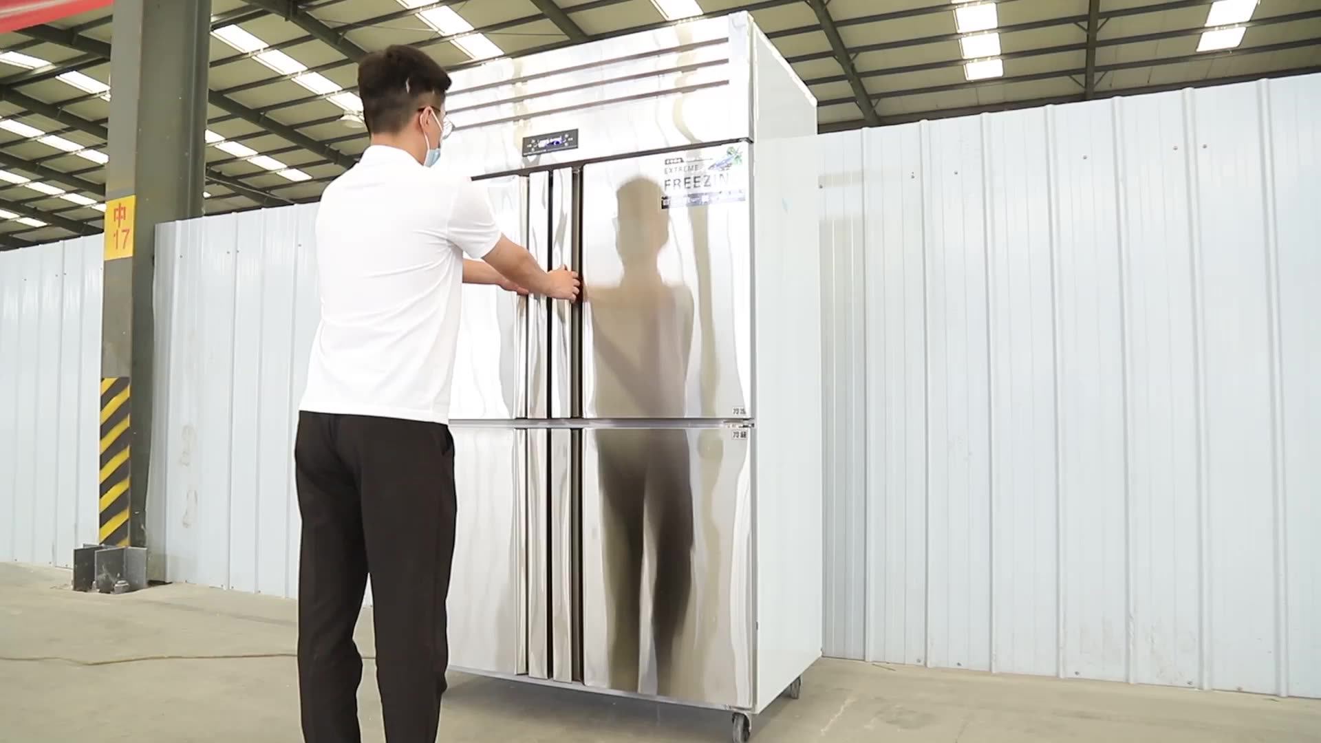 Commercial Kitchen Stainless Steel Freezer Cooler Direct Fan Air ...