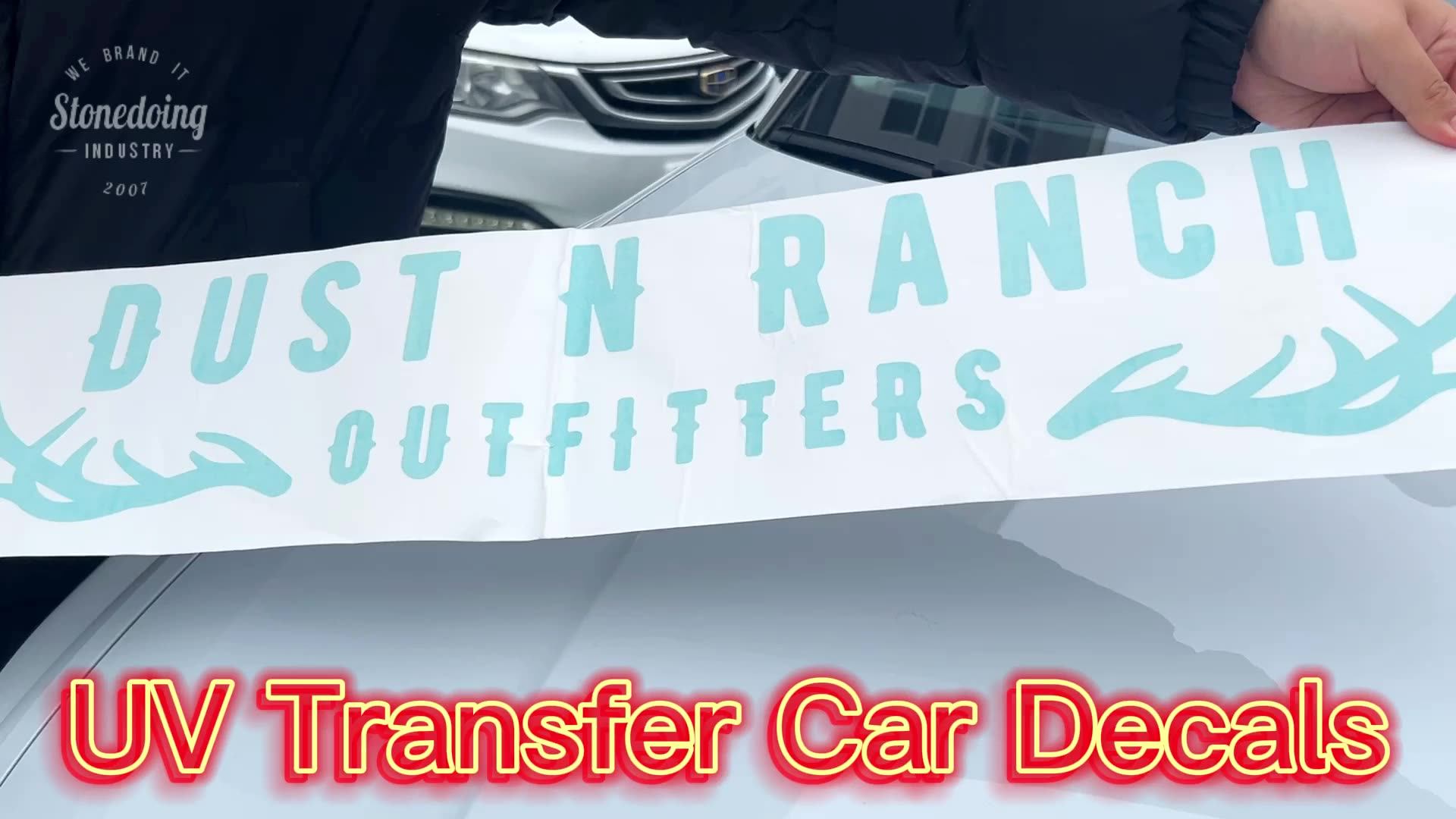 Waterproof Uv Resist Business Logo Uv Dtf Transfer Sticker Custom Print ...