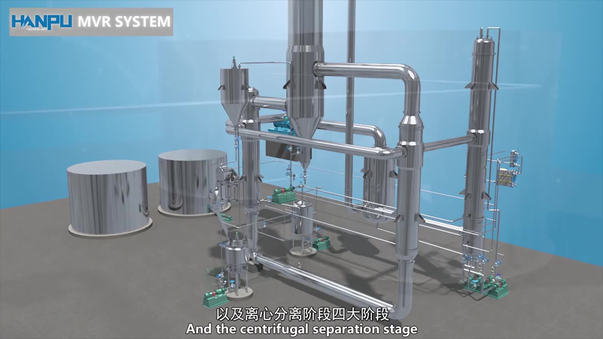 Titanium Automatic Vacuum Mvr Waste Water Liquid Continuous ...