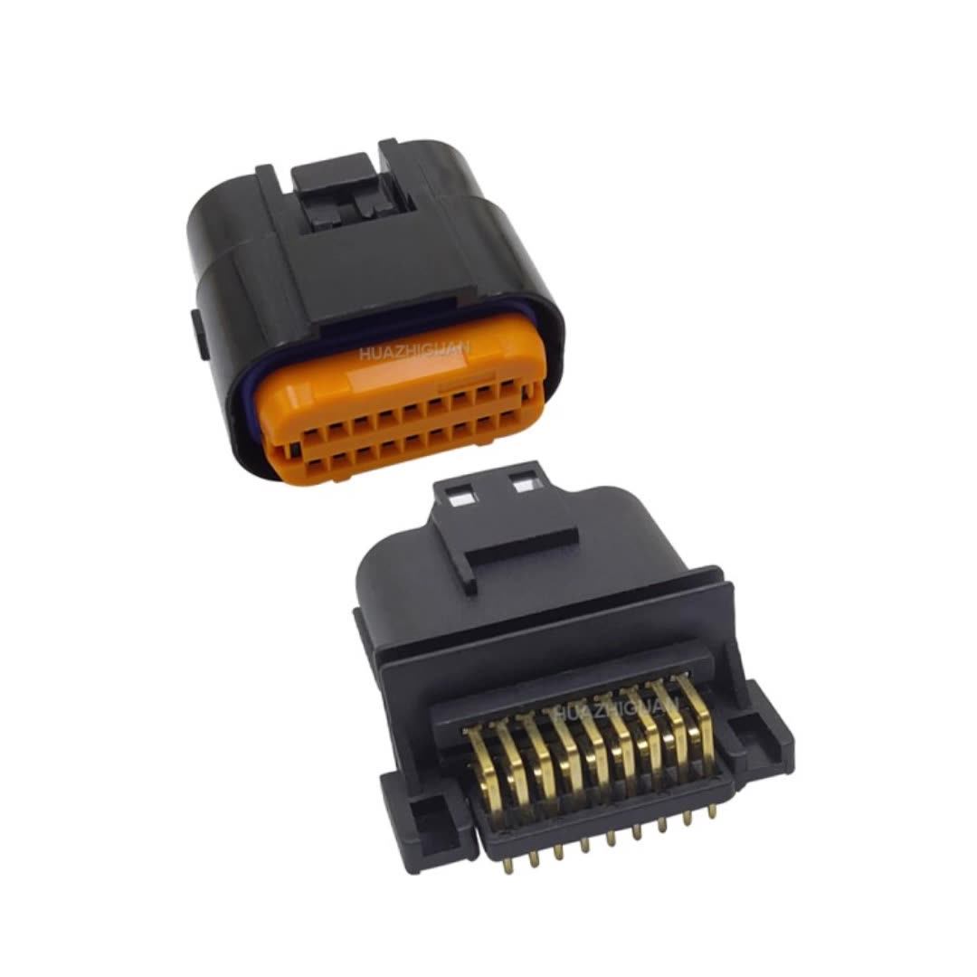 18pins Jae Ecu Female Pcb Pin Header Motorcycle Connector For Engine ...