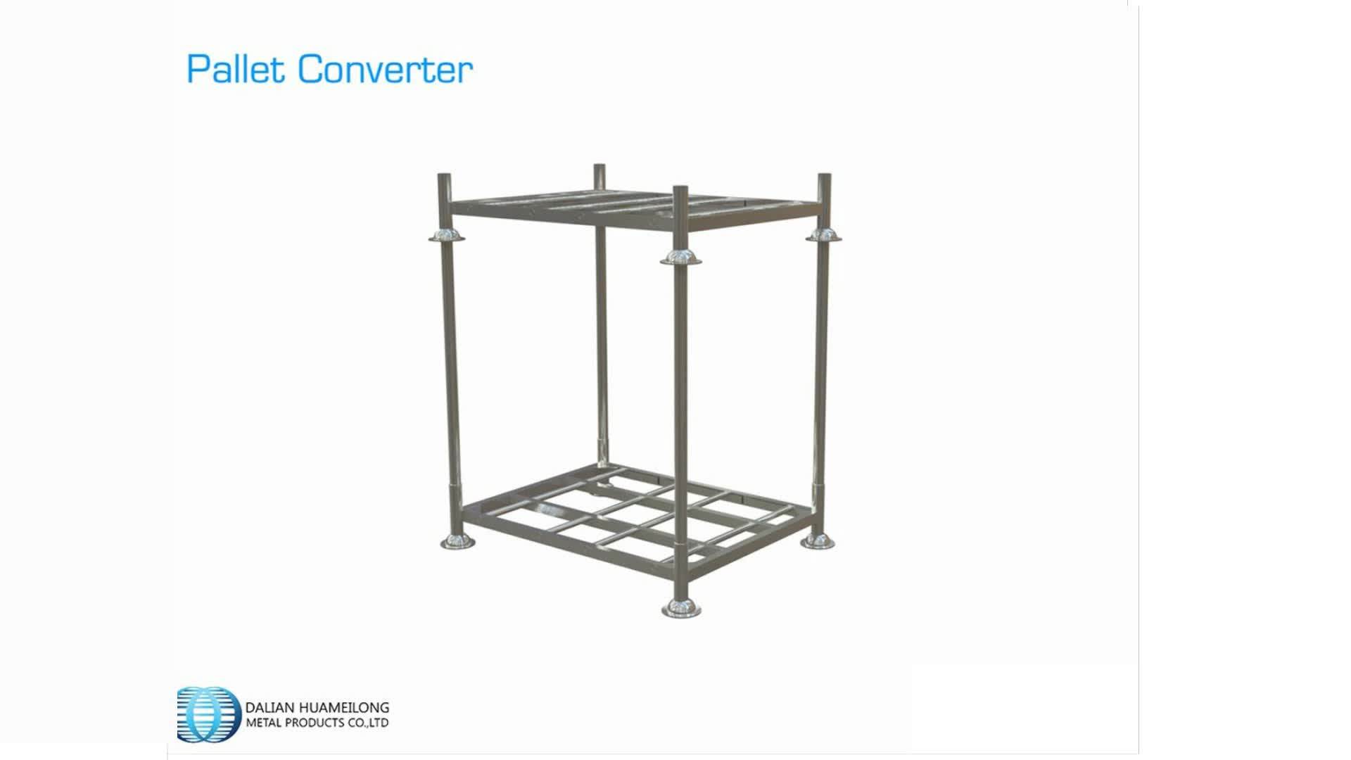 Dalian Industrial Folded Collapsible Stackable Metal Cold Storage ...