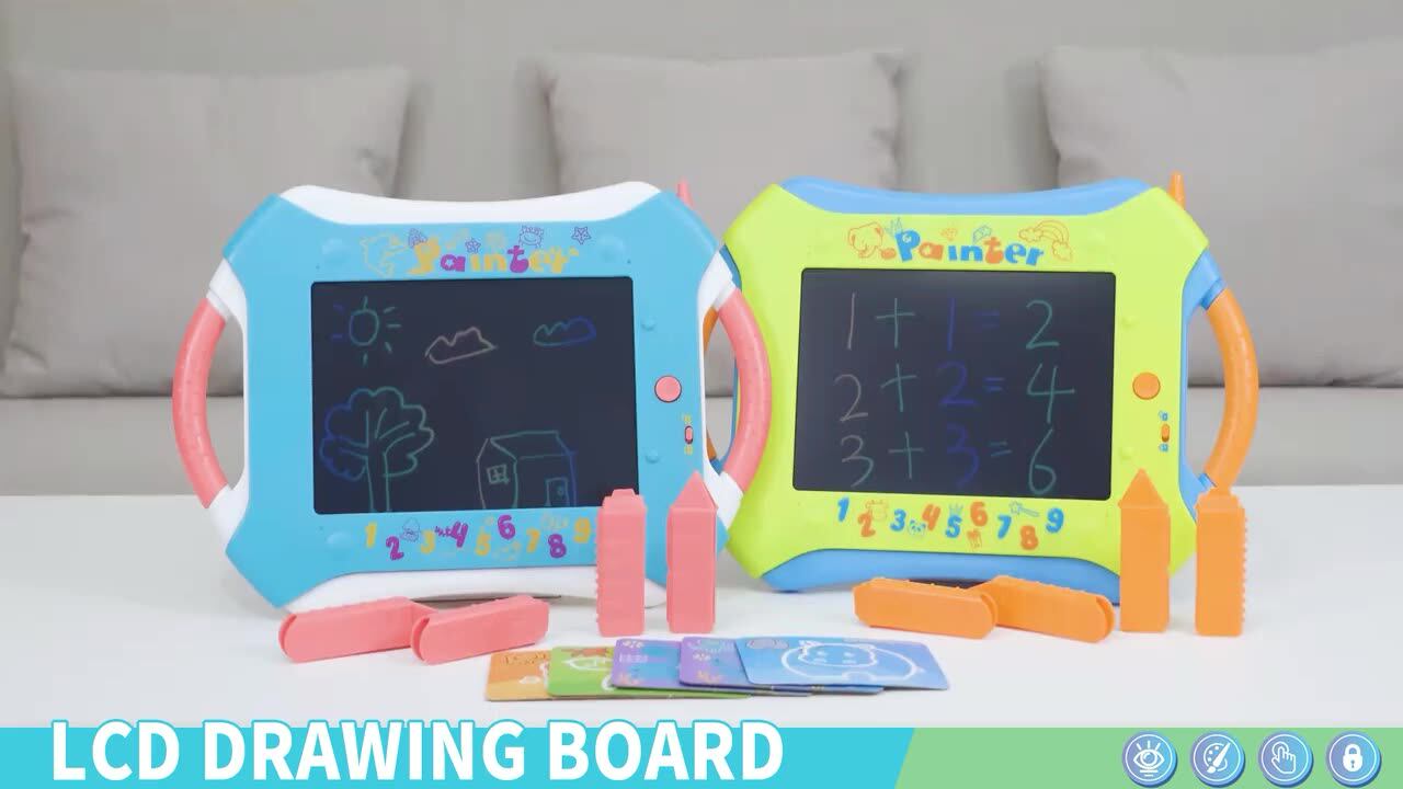 Magic Light Drawing Pad For Kids Lcd Writing Tablet Doodle Erase ...