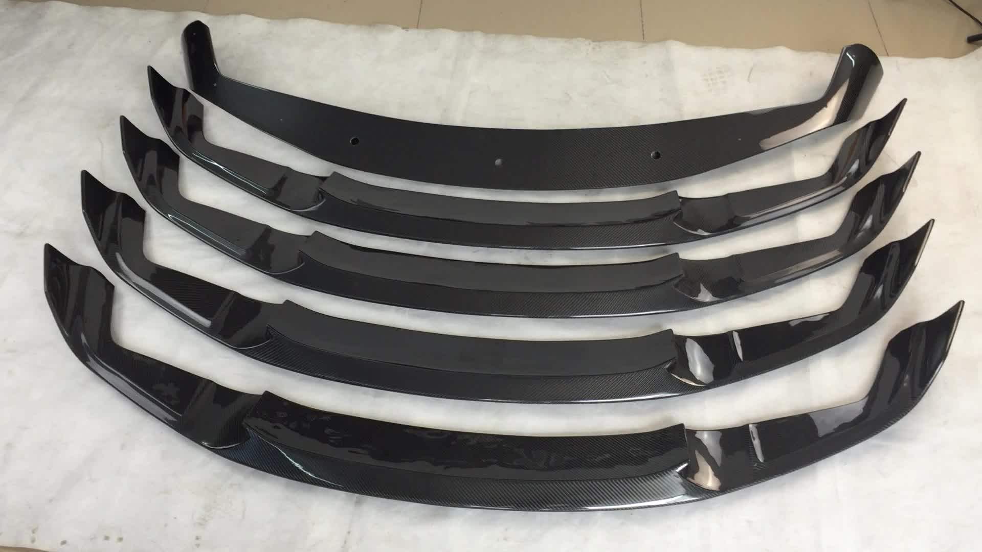 For Bmw F87 M2 Cs Style Carbon Fiber Front Bumper Lip Splitter Spoiler ...