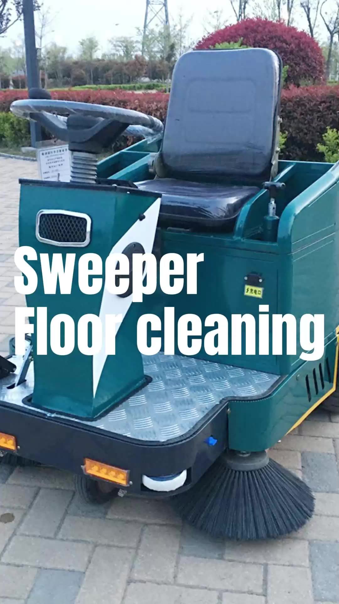 Street Cleaner Large Electric Road Sweeper Outdoor Ride On Floor ...