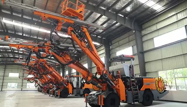 Three-booms Underground Jumbos Machine Sanrock Uj33 Tunneling Mining ...