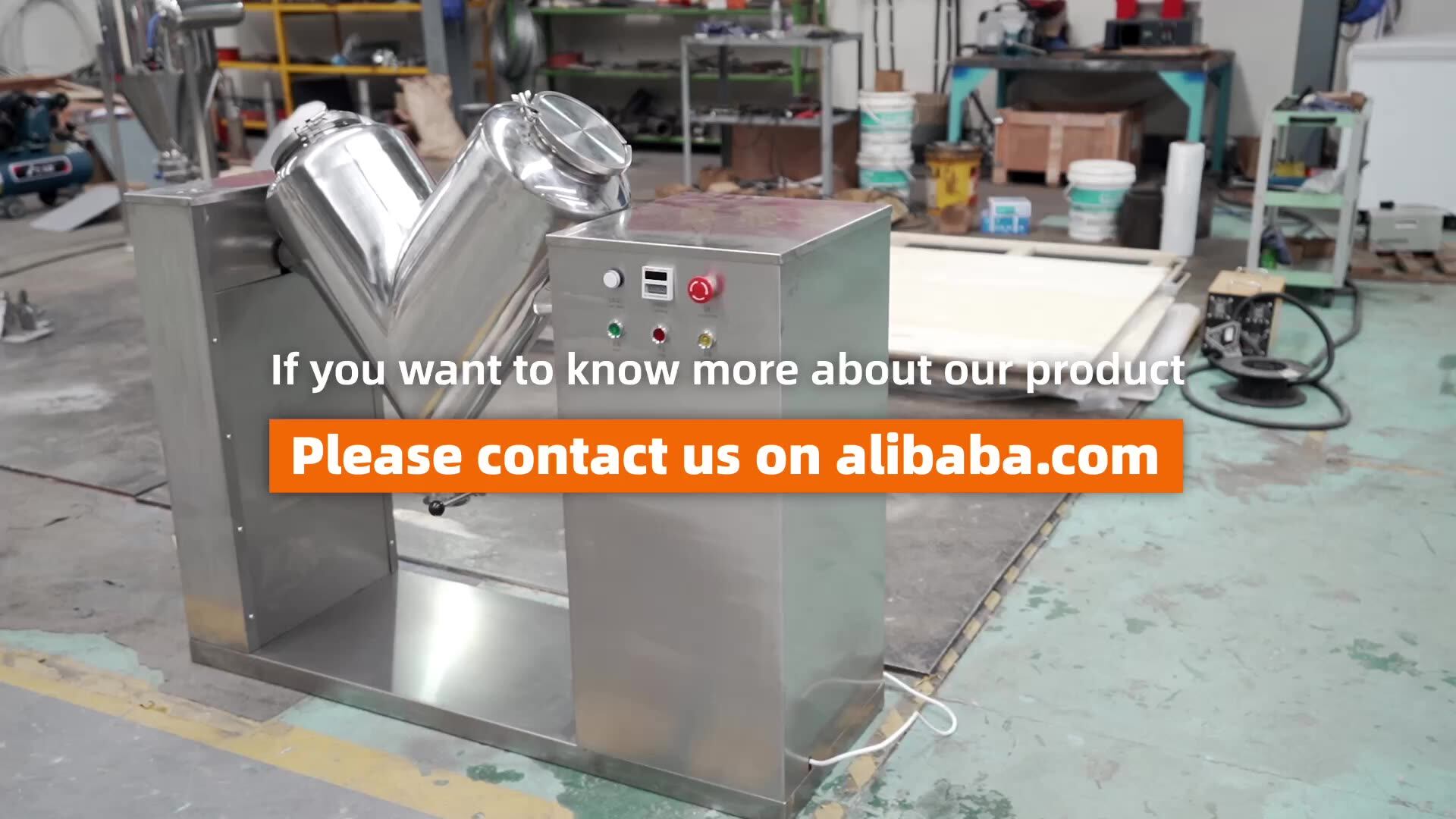 Dzjx 150l Clinical Chemistry Reagents Powder Mixers V Type Mixing ...