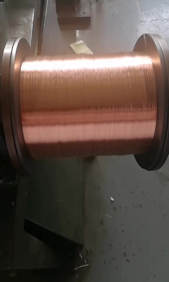 Plastic Spool Packing 18kg 0.6mm 0.68mm 0.7mm 0.8mm Copper Coated ...