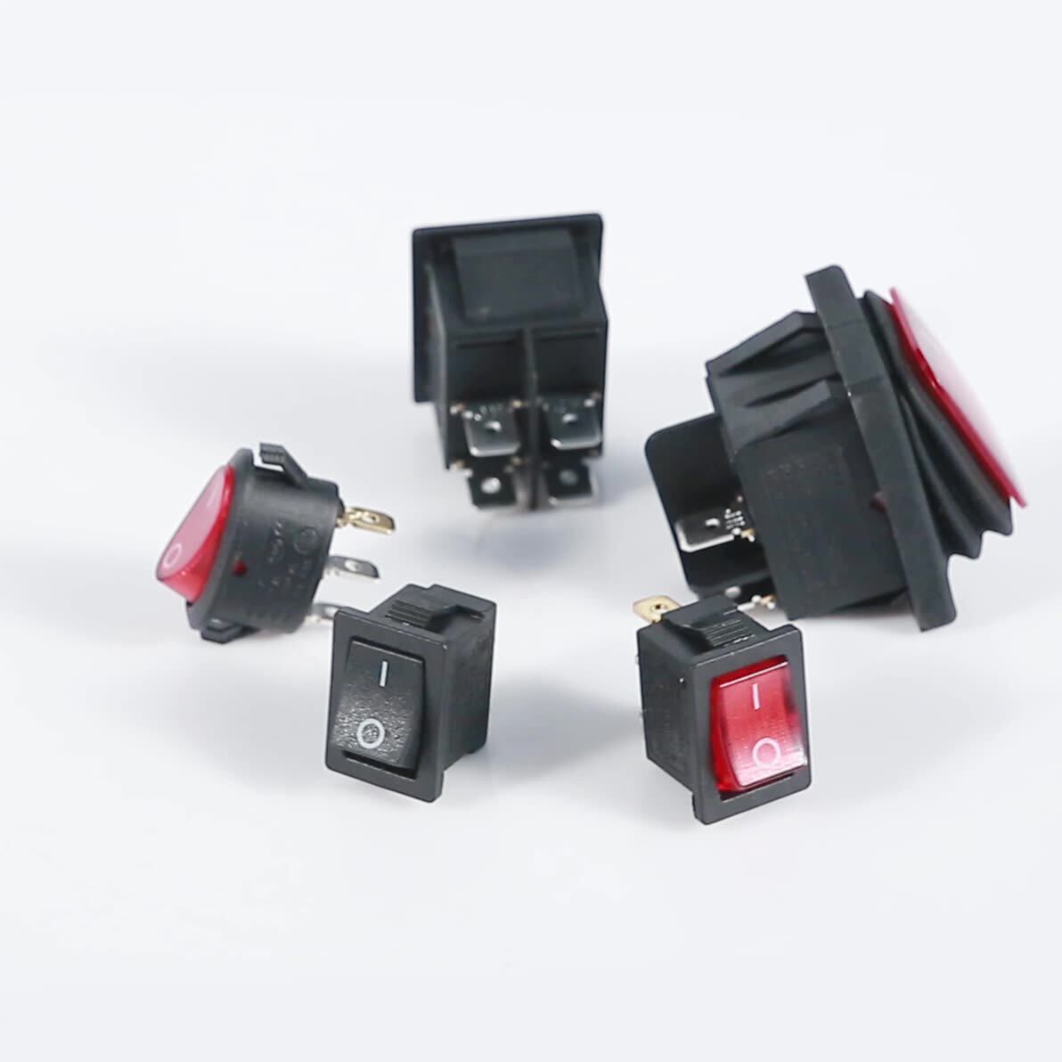 Kcd1-104 10a 125v/ 6a 250vac T88 55 13x19mm Switch Panel 4pin On Off ...