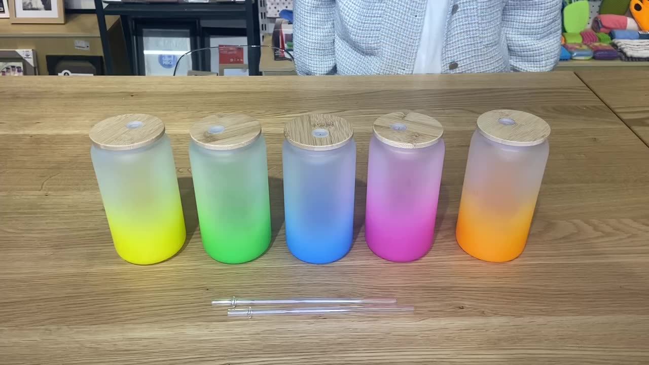 Usa Warehouse 25/50pack 16oz Soda Beer Can Shaped Sublimation Tumbler ...