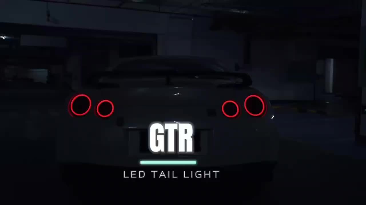Modified Taillamp For Nissan R35 Gtr Gt-r 2007-2019 Rear Bumper Led ...