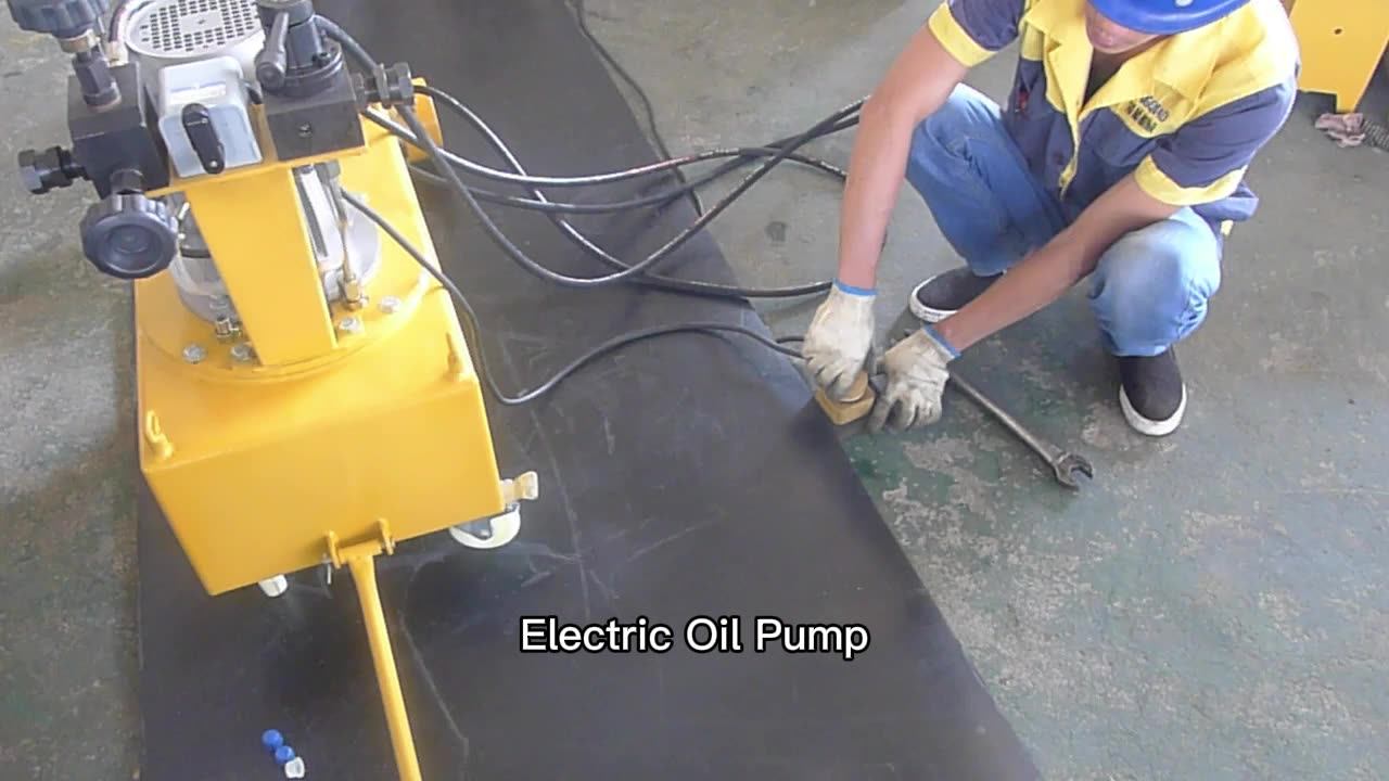 Prestressing Jack Strand Stressing Hydraulic Electric Oil Pump For Post ...