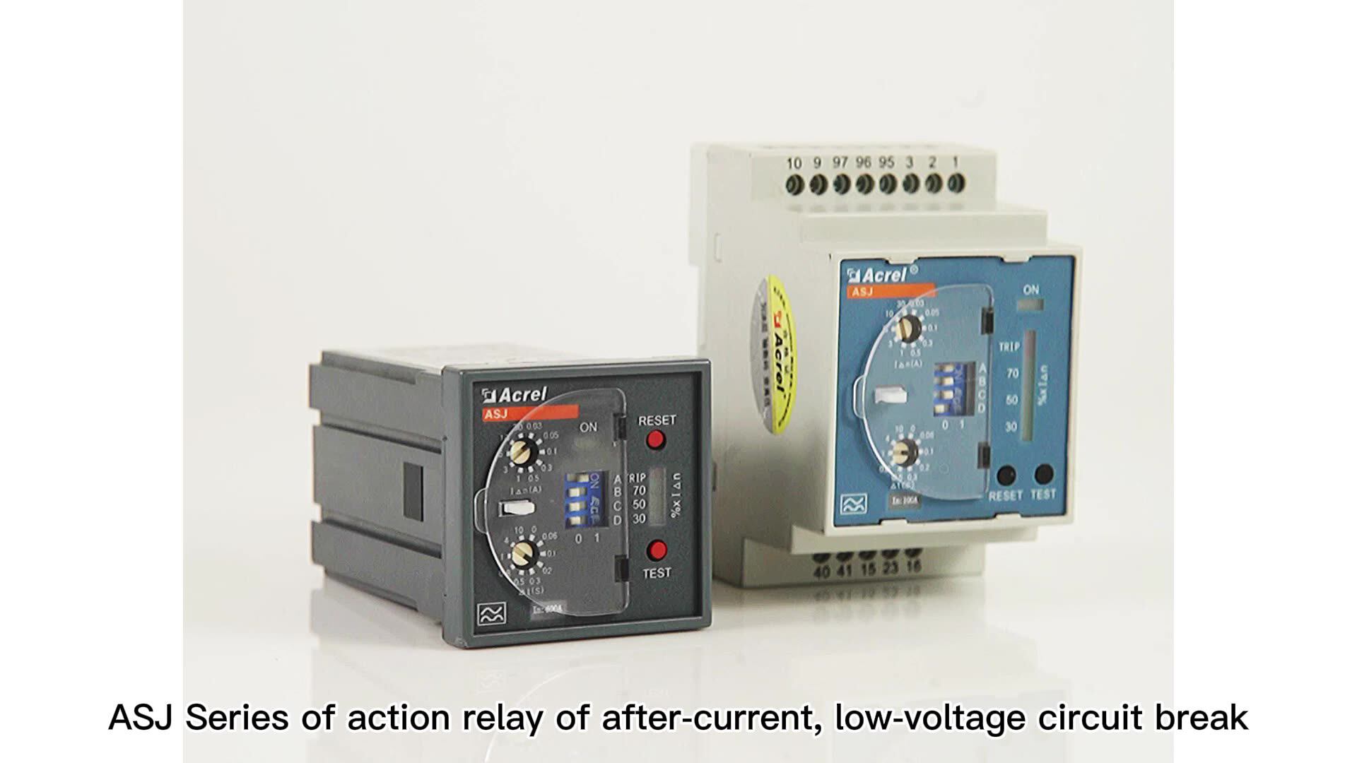 Acrel Asj10l-ld1a Earth Leakage Relay Asj Series Residual Current Relay ...