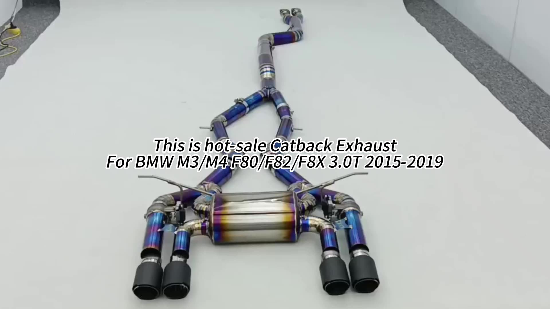 Performance Midpipe For Bmw M3/m4 F80 F82 F83 S55 Titanium Valve ...