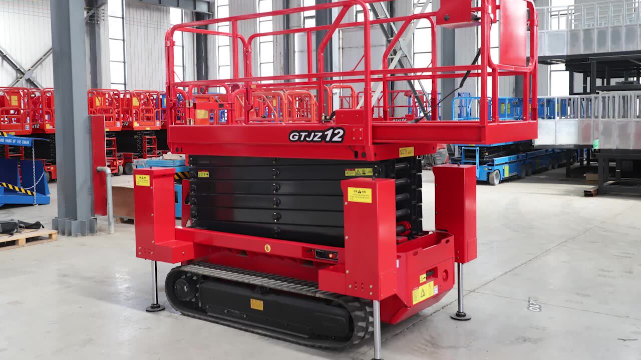 Weiying 12m 320kg Self Propelled Hydraulic Off-road Electric High ...