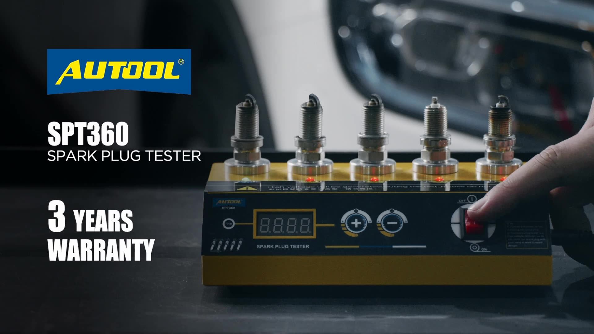 Autool New Spt360 Car Spark Plug Tester 110v Automotive Diagnostic Tool ...