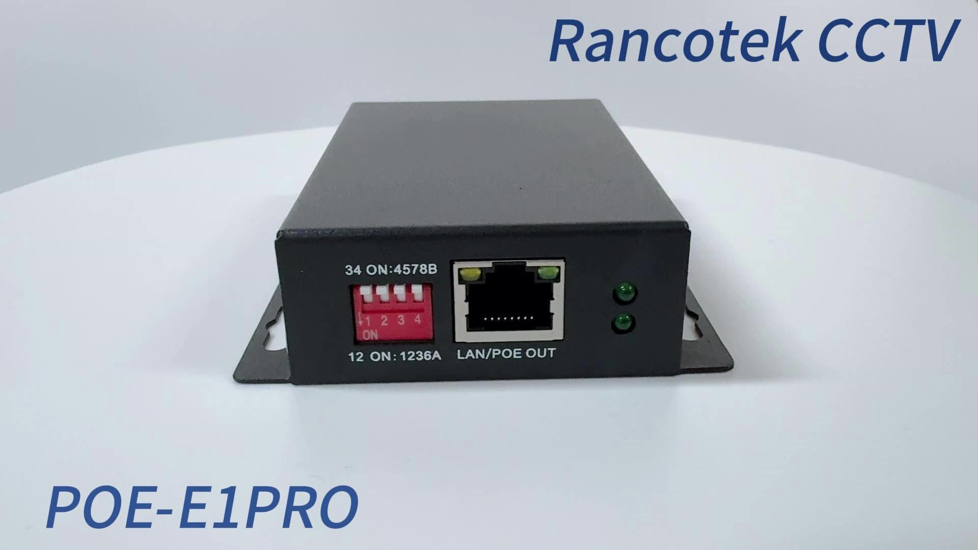 Extendeur Poe One Channel Single Port Power Over Ethernet 10/100m Lan ...