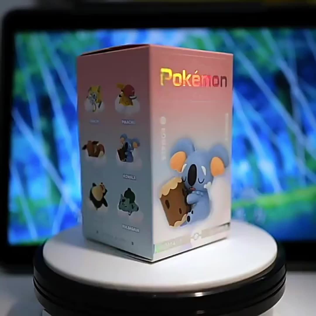 6 Style Sleep Pokemon Figures Ornaments Starry Dream Blind Box Pokemon ...