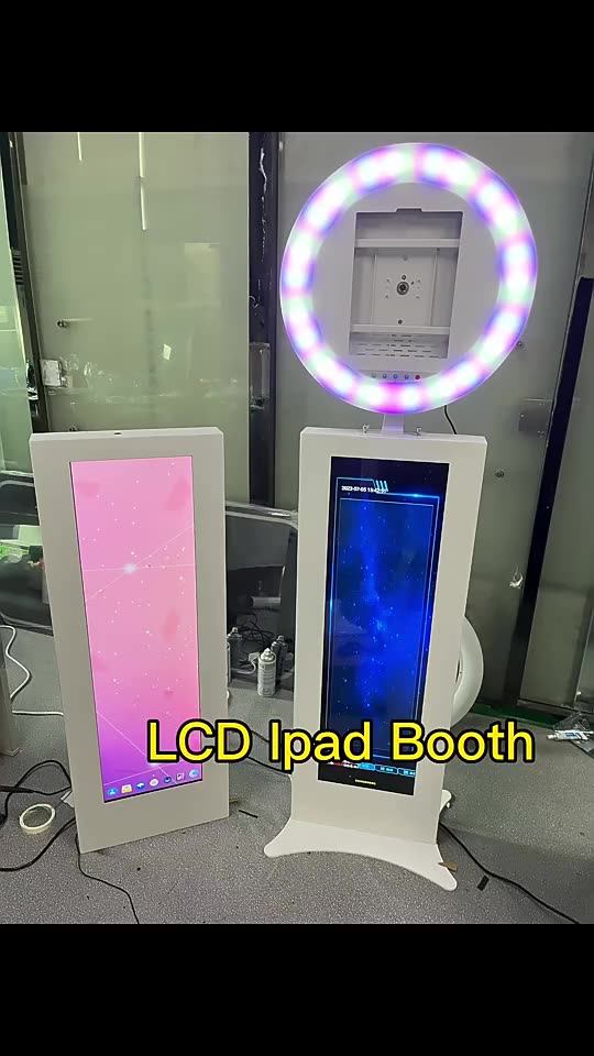 Portable Selfie Roamer Led Oval Stand Ring Light Roaming Photobooth ...